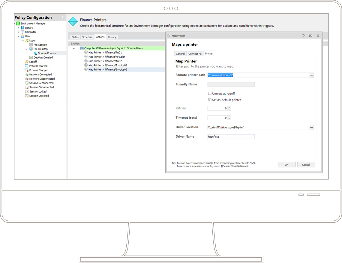 Environment Manager Policy | Ivanti